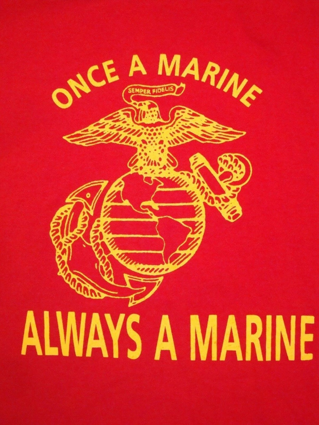 Vintage Once a Marine - Always One. USMC Corps Arizona 1994 90's T ...