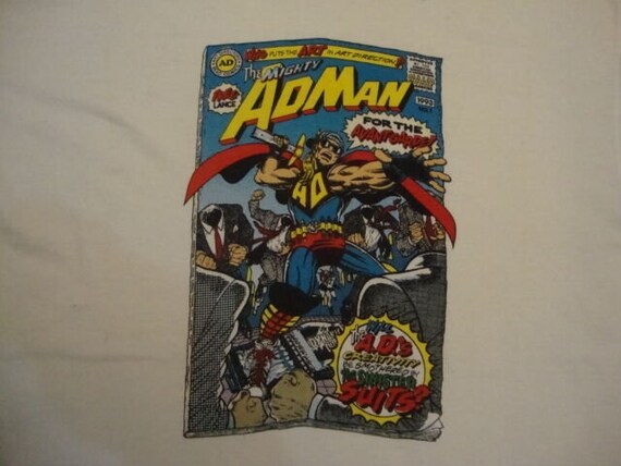 Vintage The Mighty AdMan Comic Book New York City Ad … - Gem