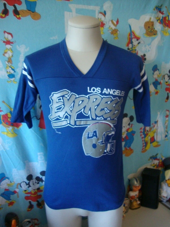 Vintage 80's Los Angeles Express USFL jersey T shirt … - Gem