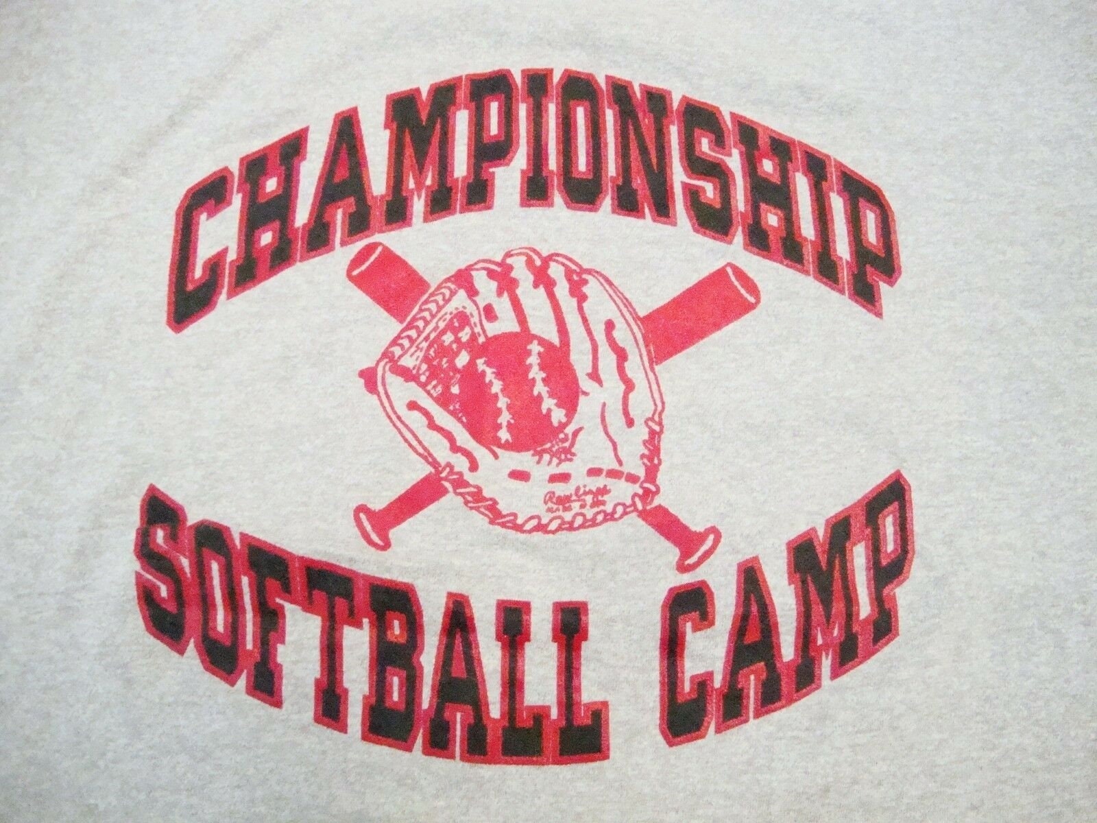 Vintage Championship Softball Camp Summer Baseball Sports T - Etsy