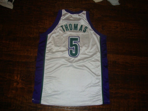 Vintage Milwaukee Bucks Tim Thomas NBA Authentic Jers… - Gem