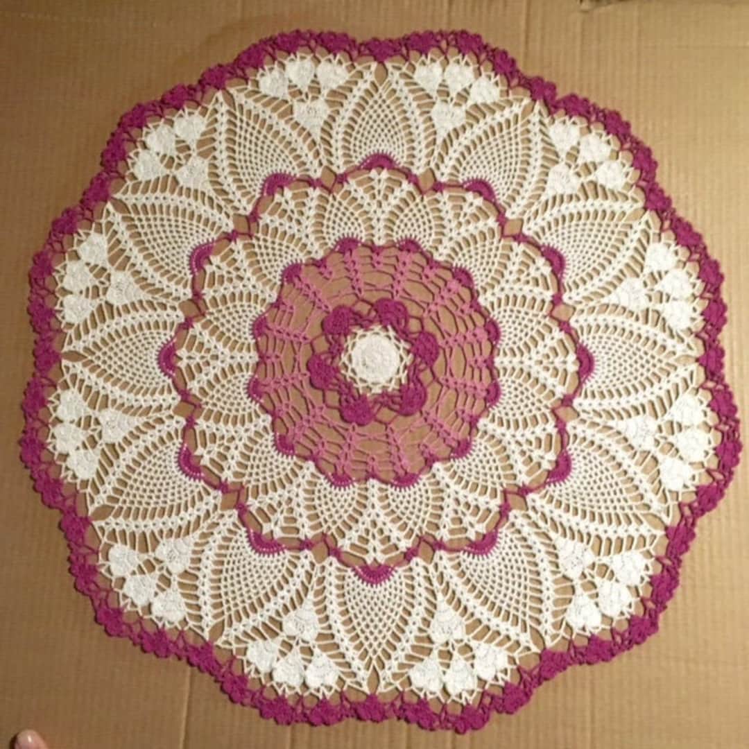 Valentine Centerpiece Doily - Etsy