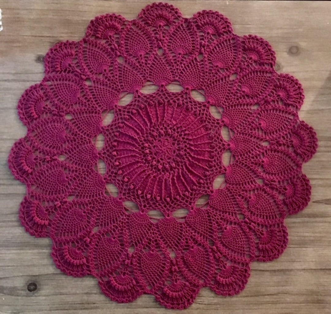 Radiance Centerpiece Doily - Etsy