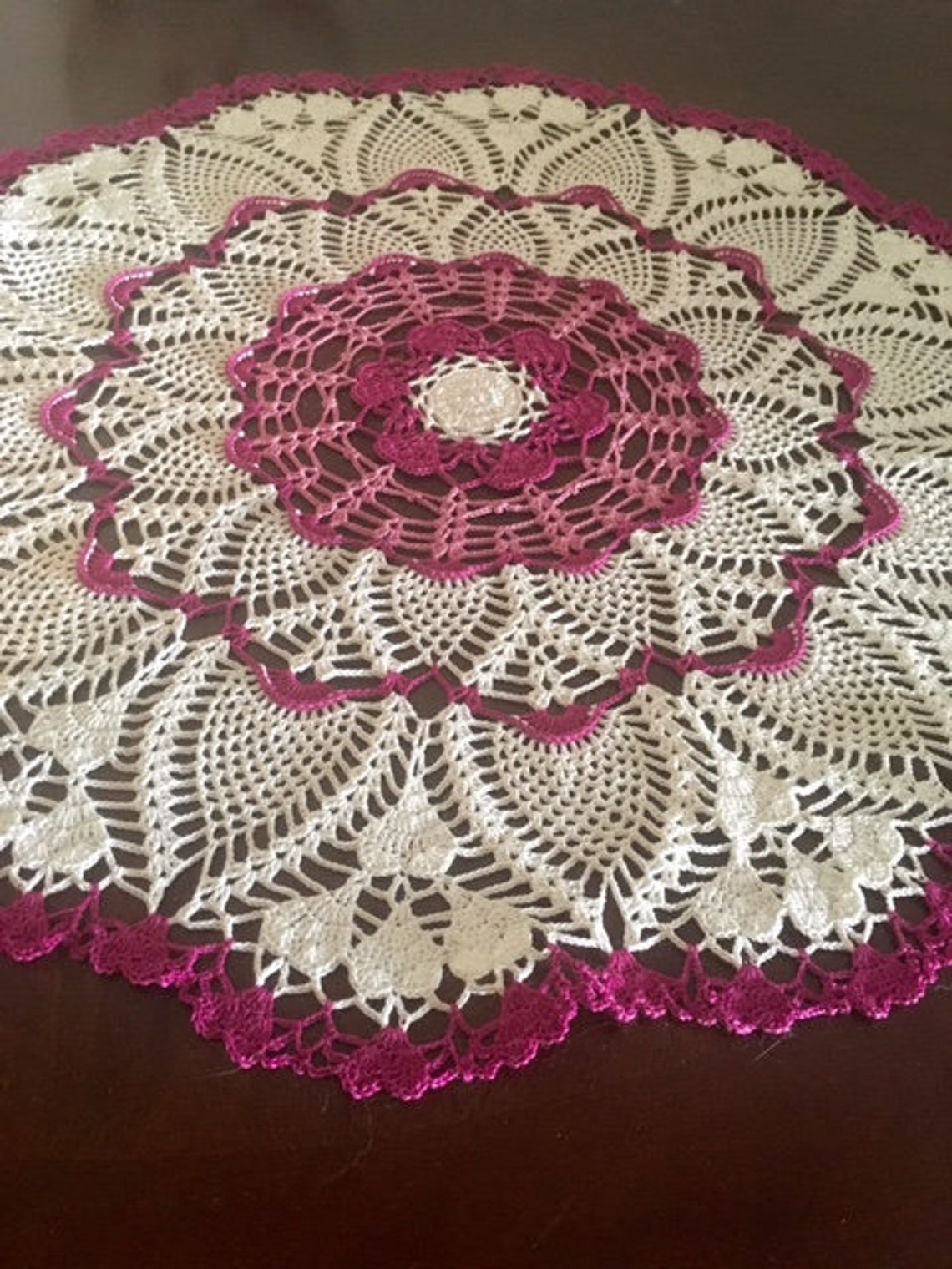 Valentine Centerpiece Doily - Etsy