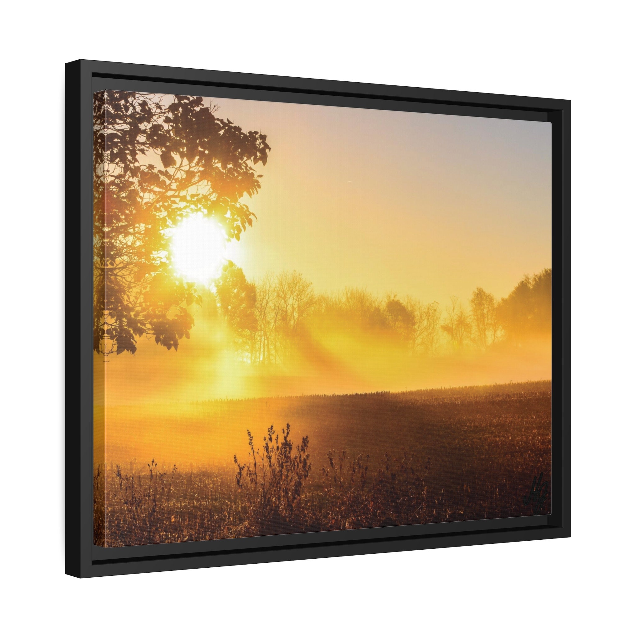 Country Sunrise Wall Art Farmhouse Canvas for Farmer Wall Art for Farm ...