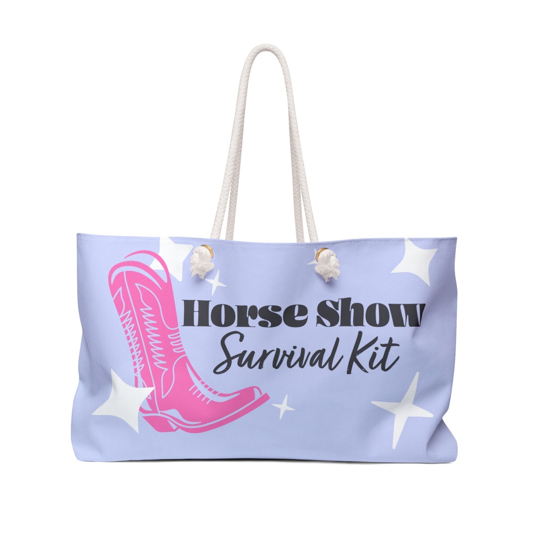 Horse Show Weekender Bag for Horse Shows Tote Bag Gift for Equestrian ...