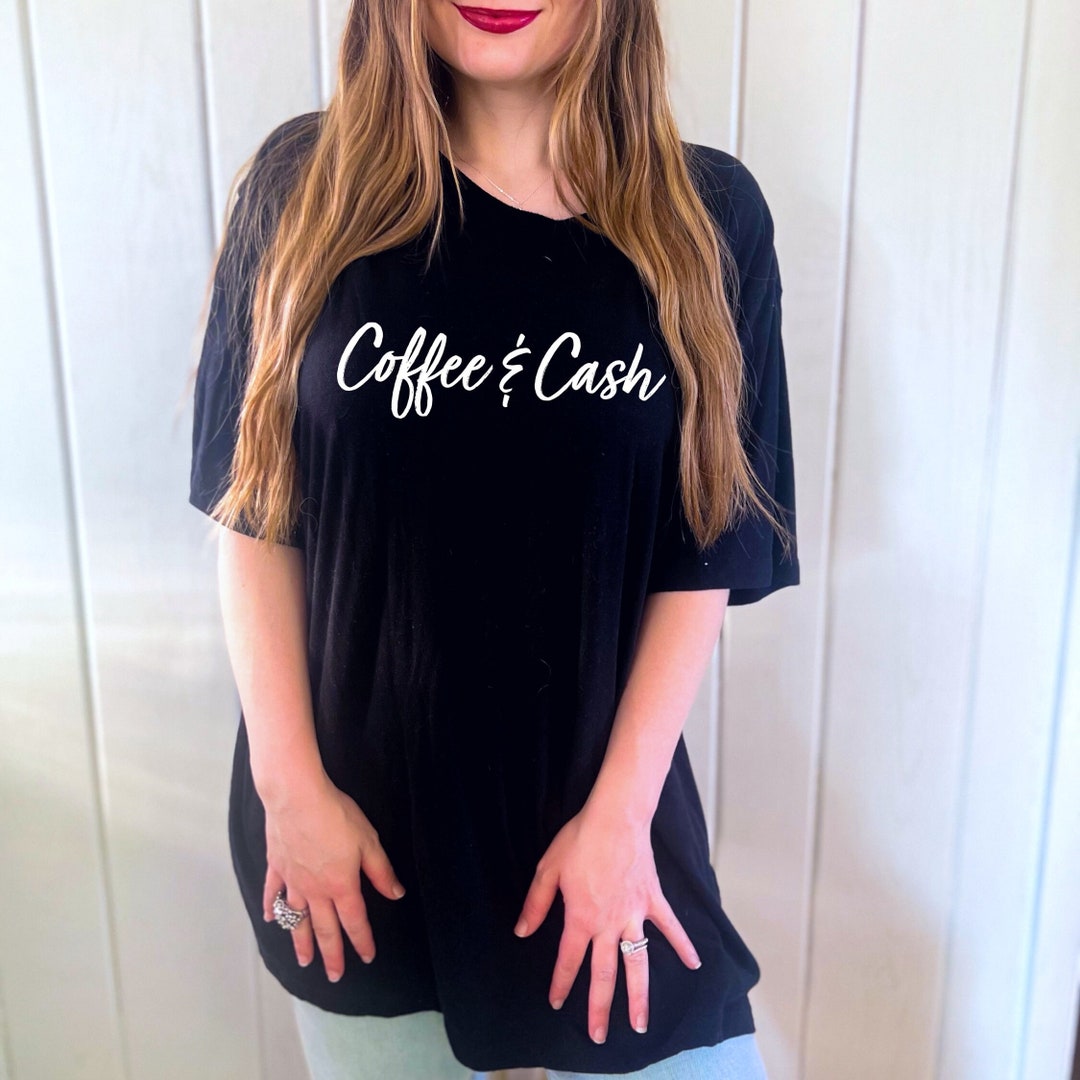 Coffee & Cash Banker Tshirt, Banking Shirt, Bank Teller Tee, Loan ...