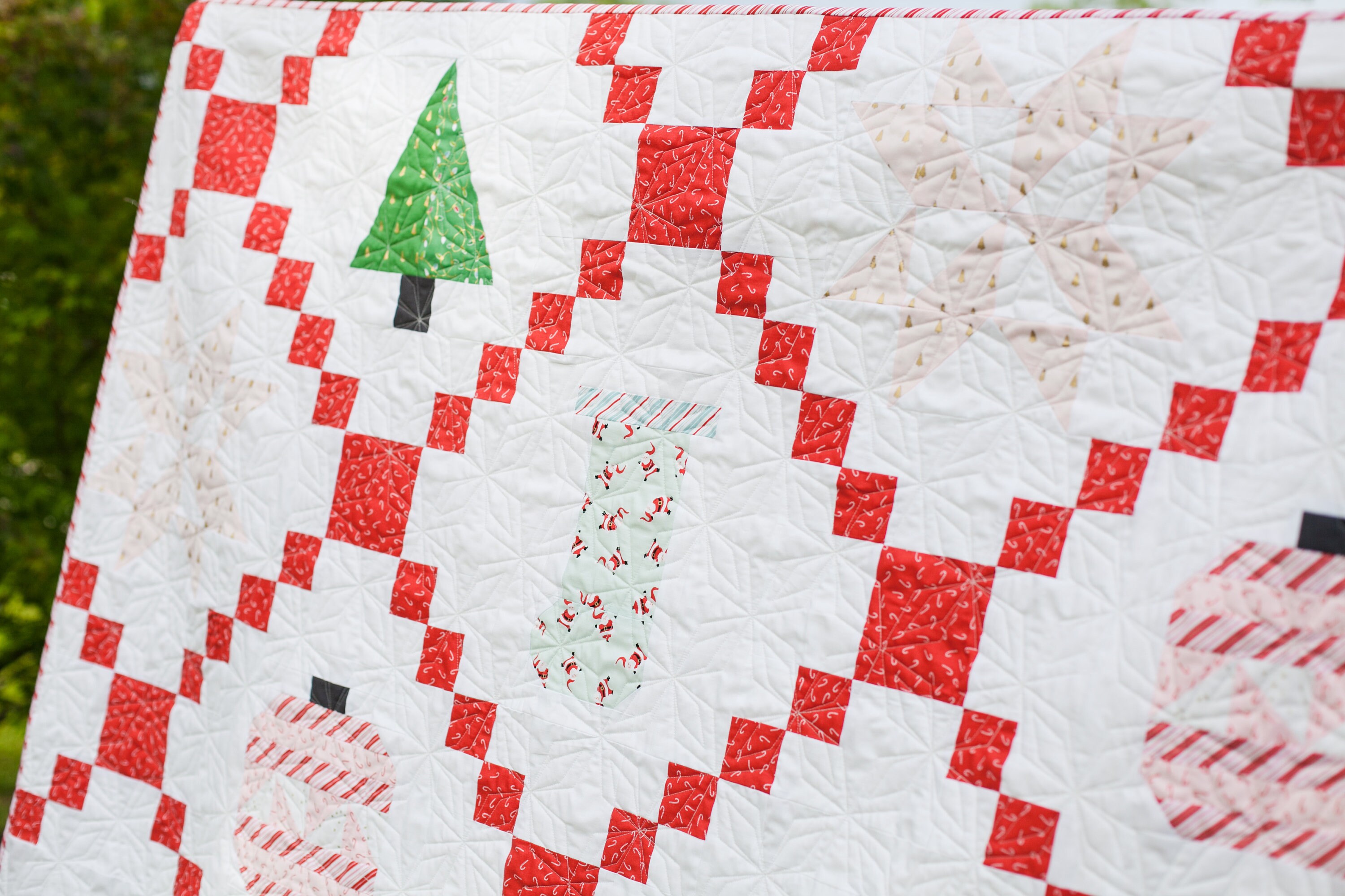 Christmas Chain Quilt Pattern PDF Quilt Pattern Christmas - Etsy