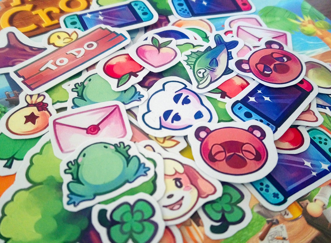 Animal Crossing Ll Sticker Pack - Etsy