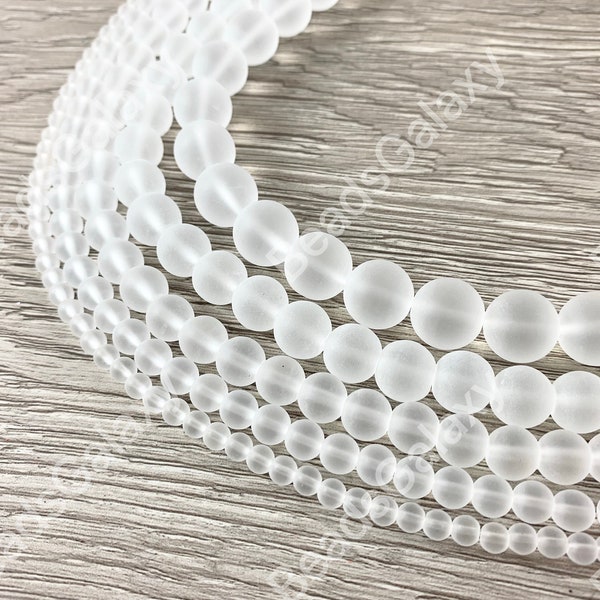 Clear Glass Beads - Etsy