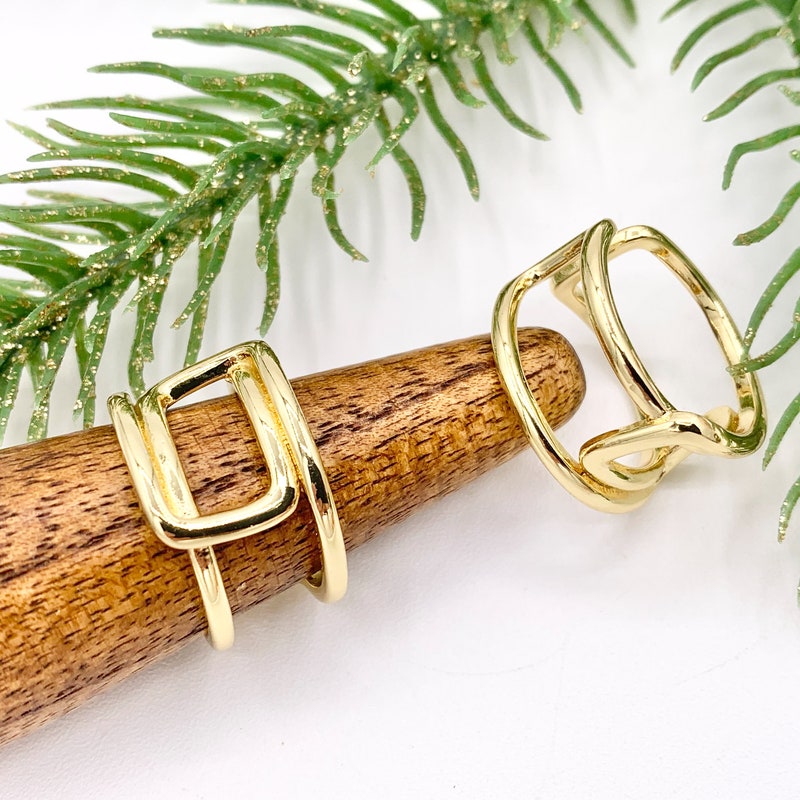 Overlapping Ring - Etsy