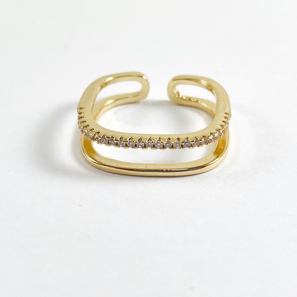 Square Band Ring - Etsy