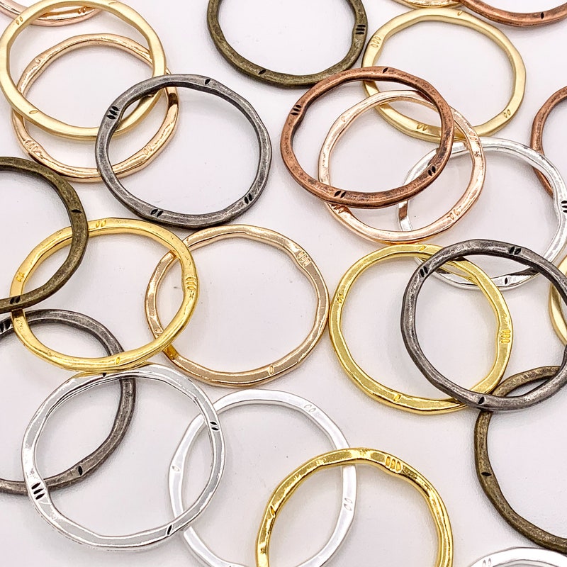 Sterling Irregular Circle - Etsy