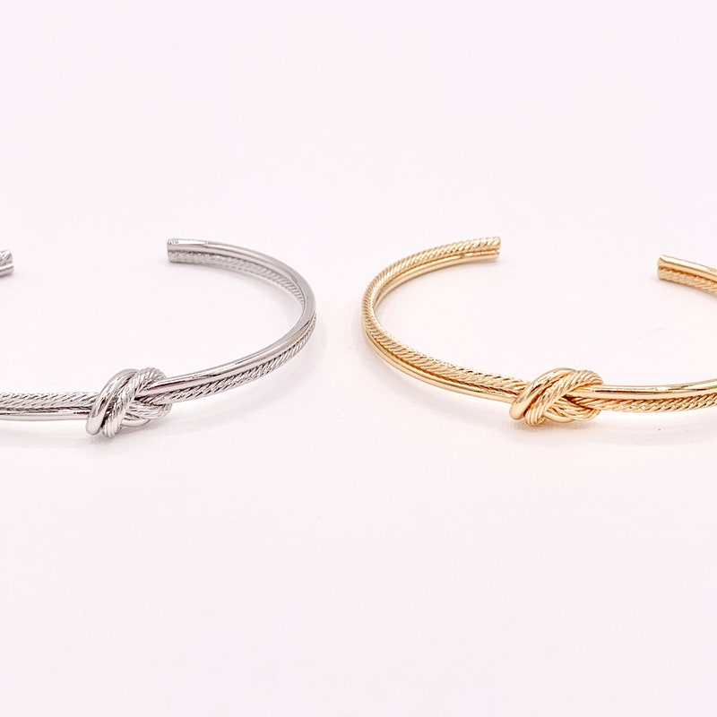 Gold Knot Bracelet - Etsy