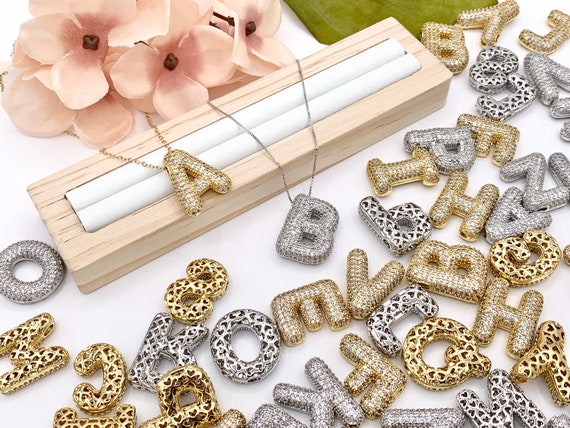 Bling letter charms store