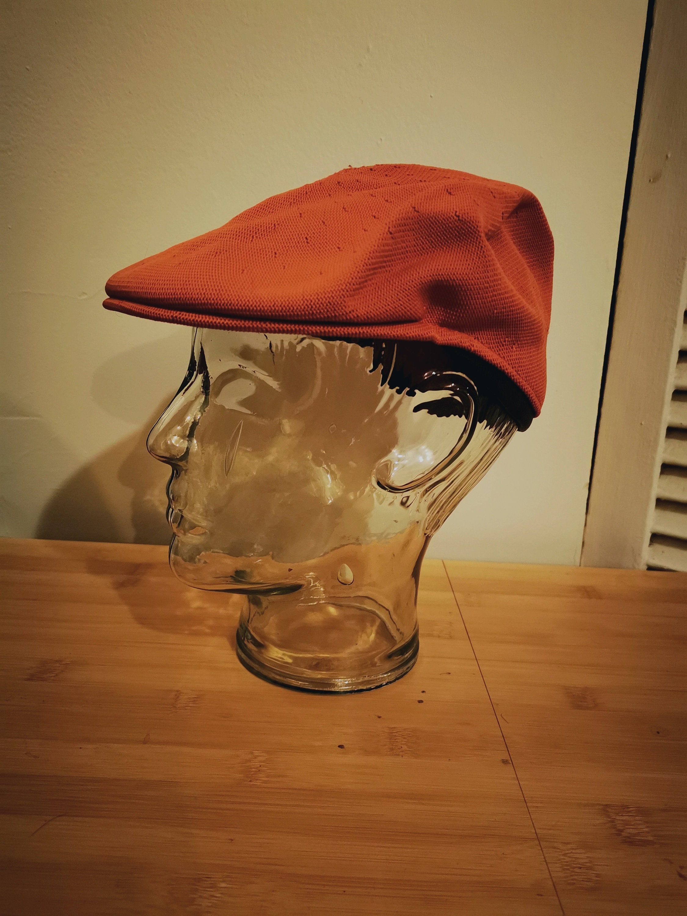 Vintage Kangol Rust Orange Flat Cap 90s - Etsy