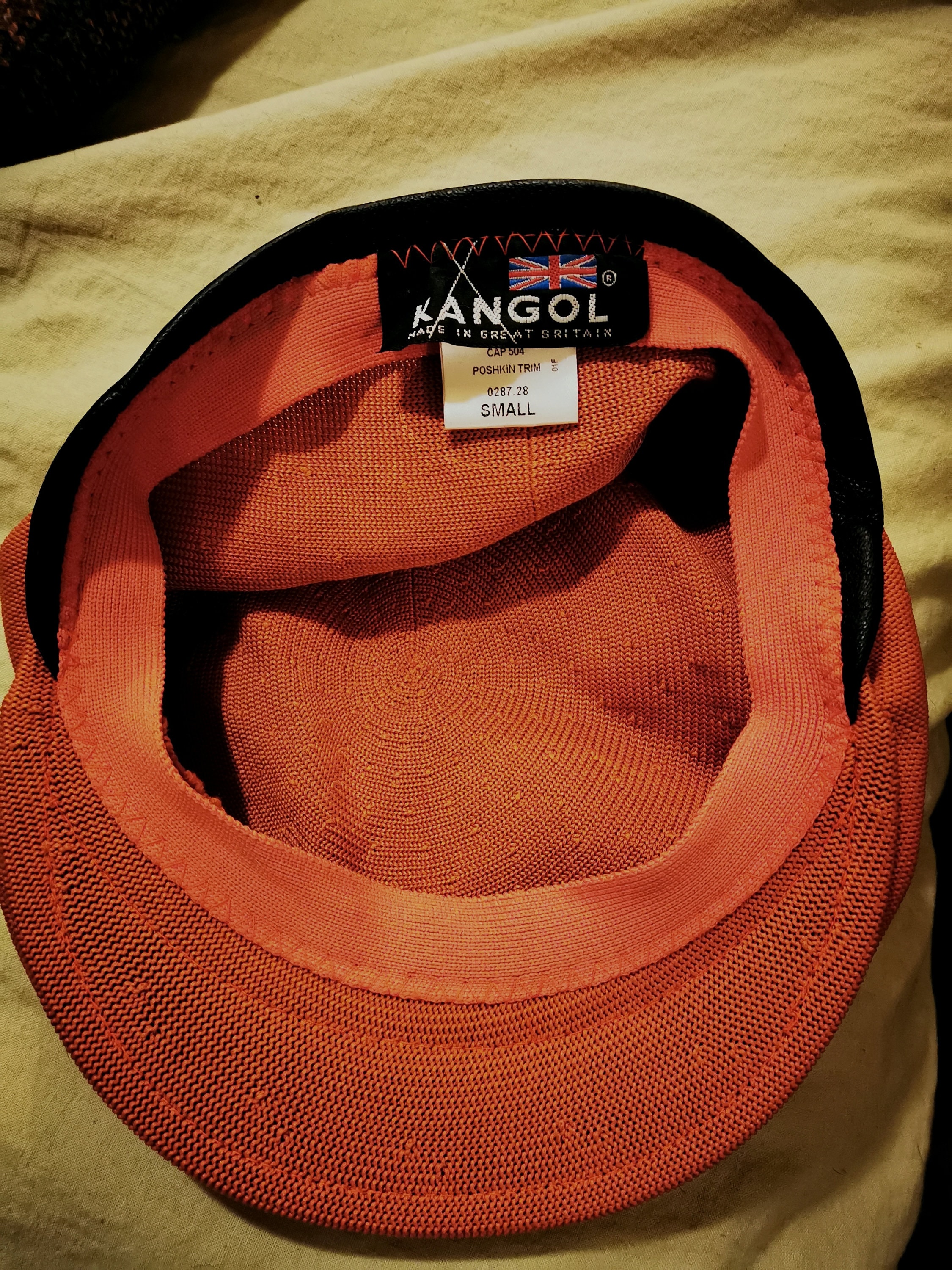 Vintage Kangol Rust Orange Flat Cap 90s - Etsy