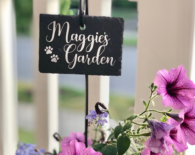 Pet Garden Marker, Pet Memorial, Memorial Garden, Garden Sign, Weather ...