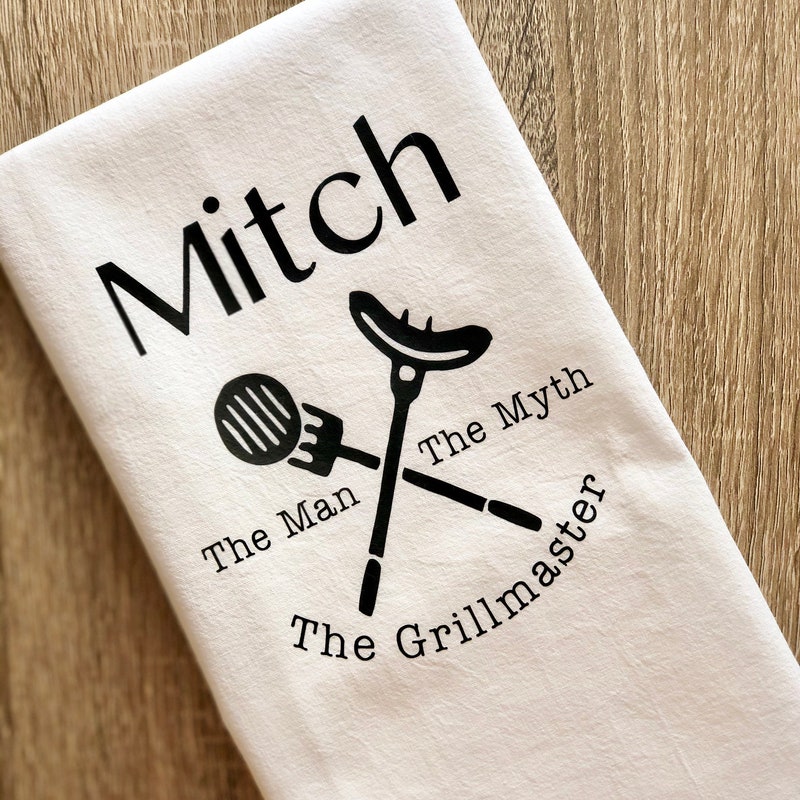 Personalized Bbq Towels - Etsy