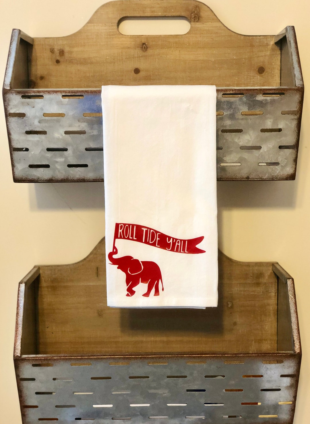 Roll Tide Y'all Officially Licensed Alabama Kitchen Towel, Flour Sack ...