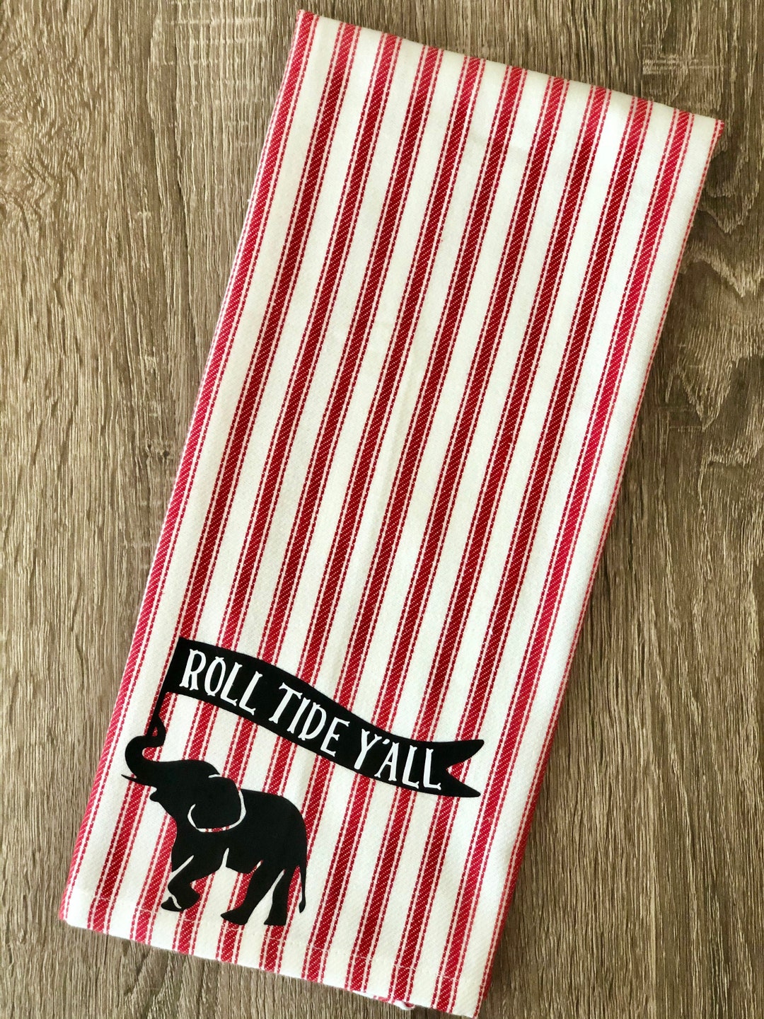 Roll Tide Y'all (pinstripe) Officially Licensed Alabama Kitchen Towel ...