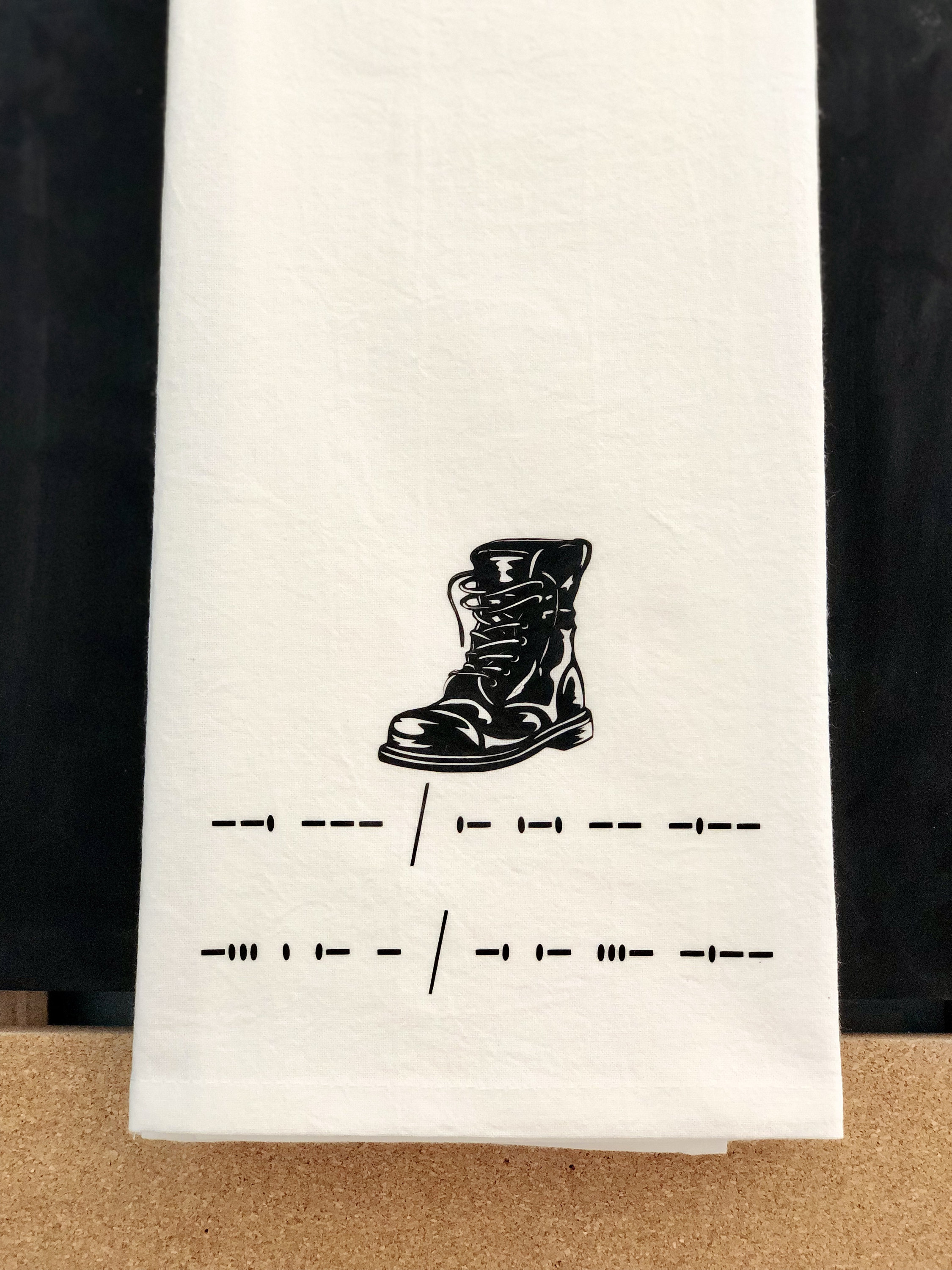 Morse Code Kitchen Towel / Tea Towel / Kitchen Decor / Flour - Etsy