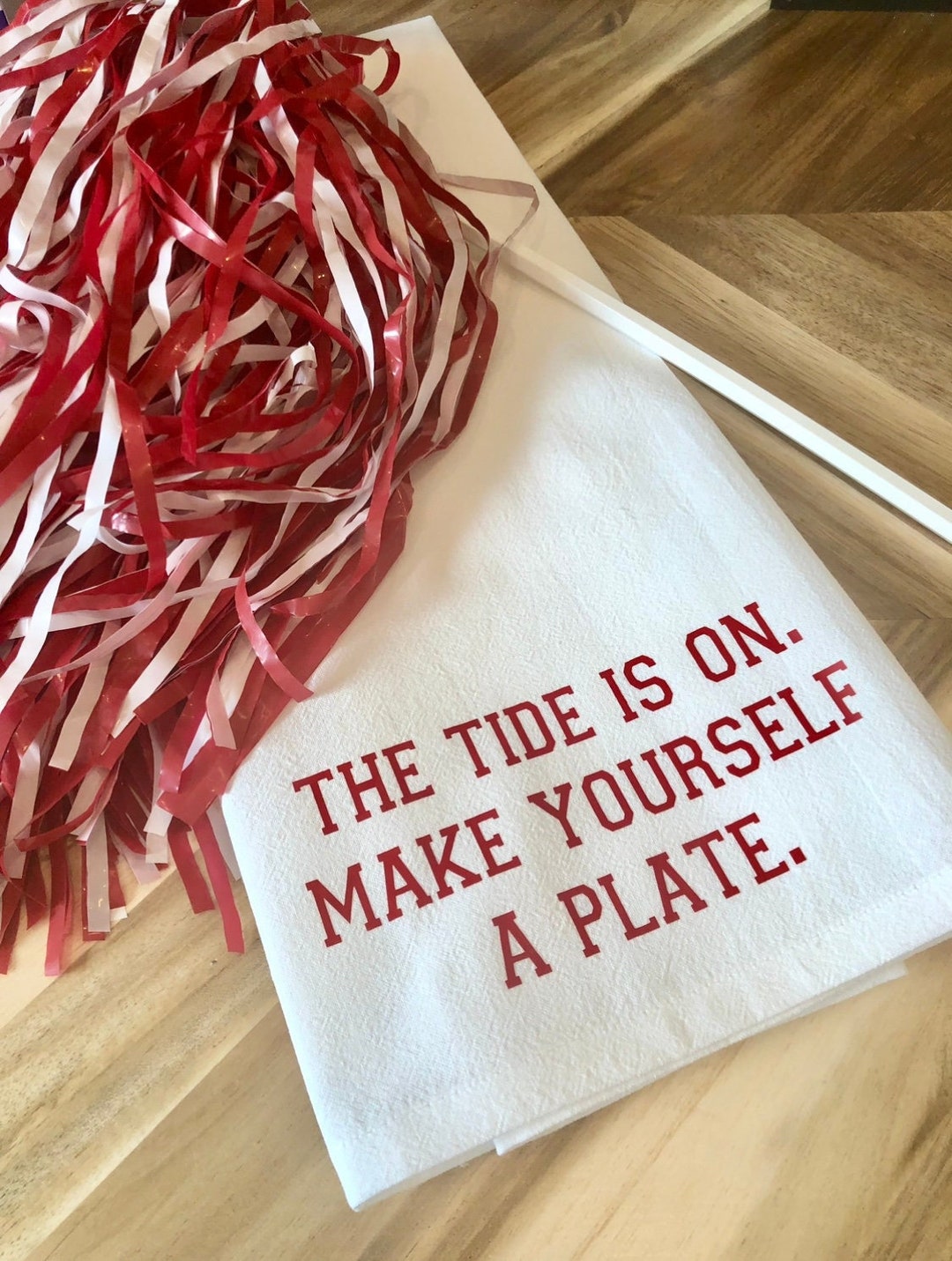 The Tide is on Alabama Kitchen Towel, Flour Sack Towel, Tea Towel ...
