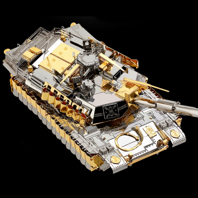 3D metal puzzle Tank Model Kit | Etsy