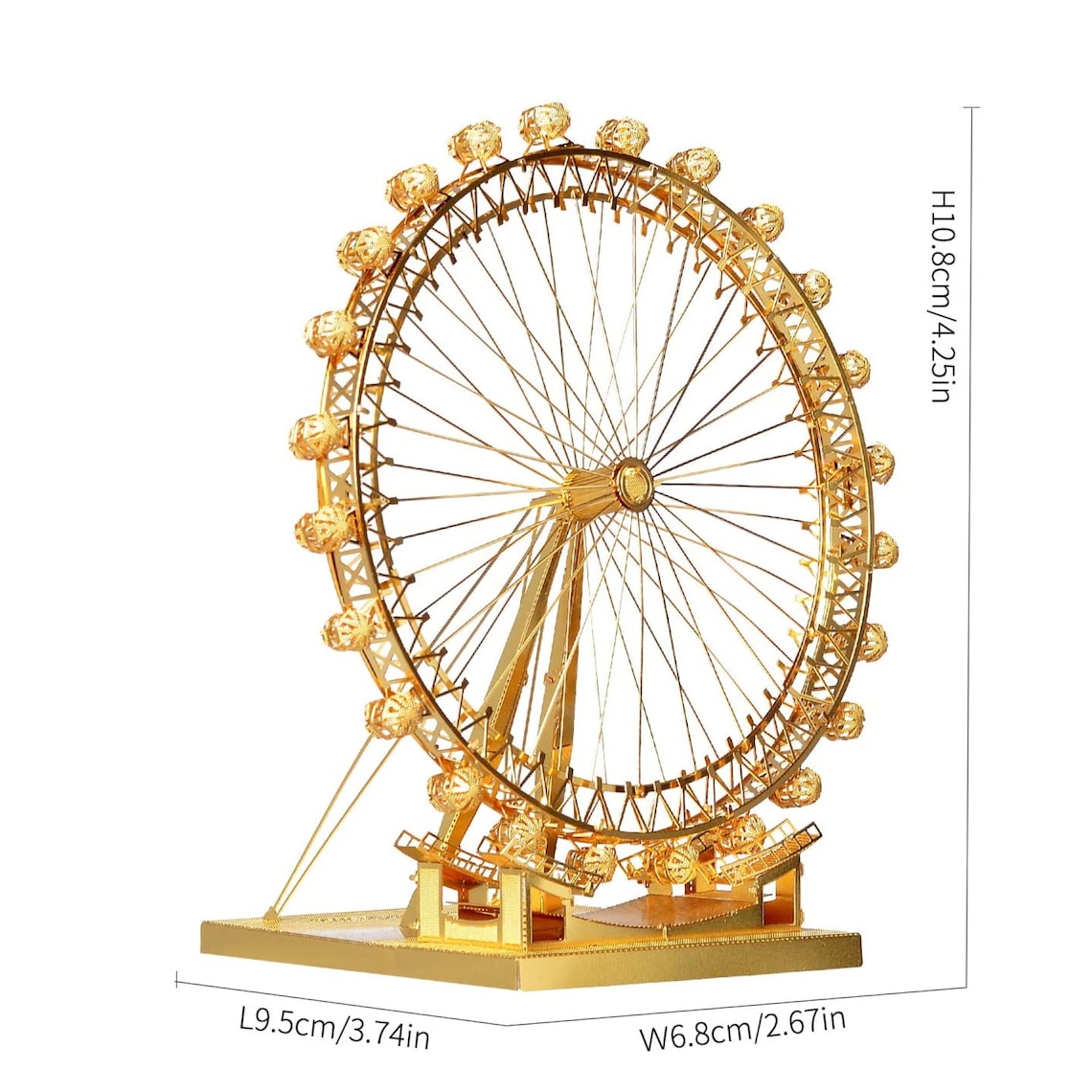 3D Metal Puzzle Creative DIY Model Kit Home Hobby Decor | Etsy