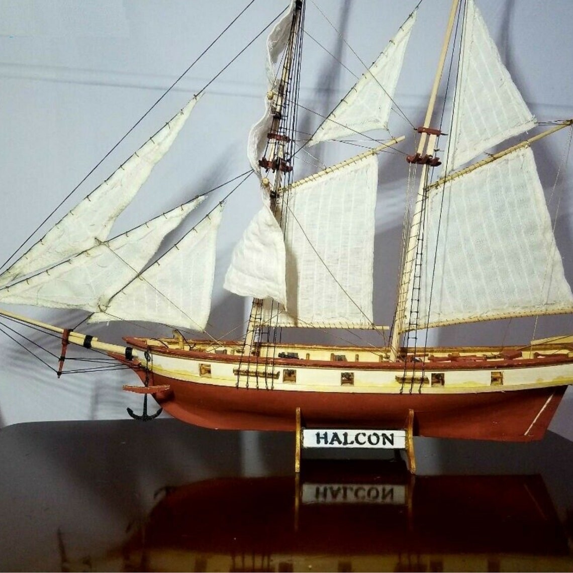 Schiffsmodell Bausatz Retro Segelboot Miniatur | Etsy