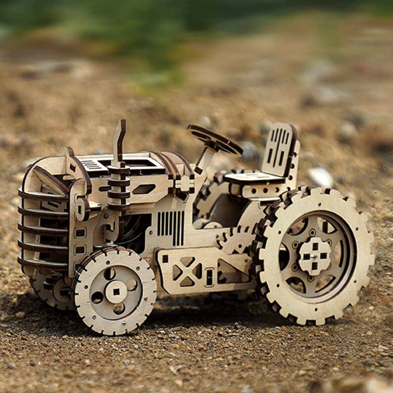 3D Assembly Wooden Puzzlediy Assembly Toysmechanical | Etsy