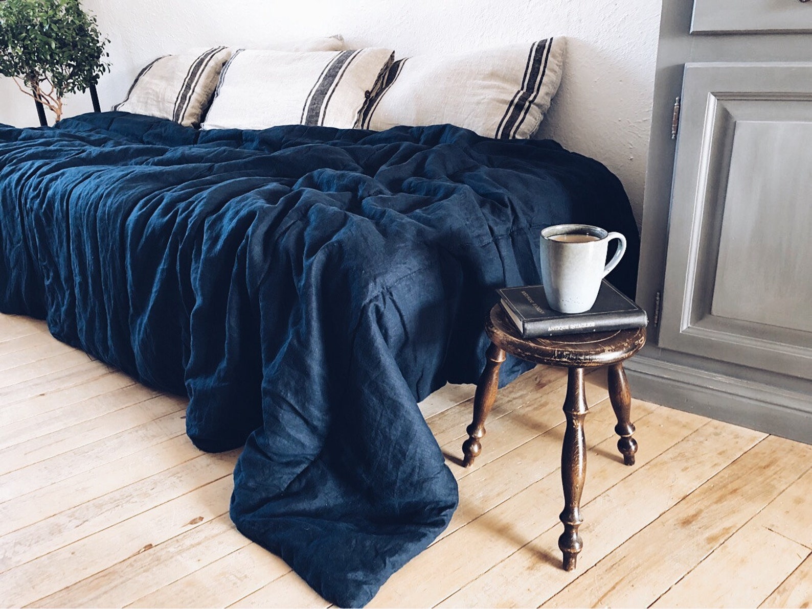 Linen Duvet Cover. Closure Envelope. 100% Linen. Natural. - Etsy