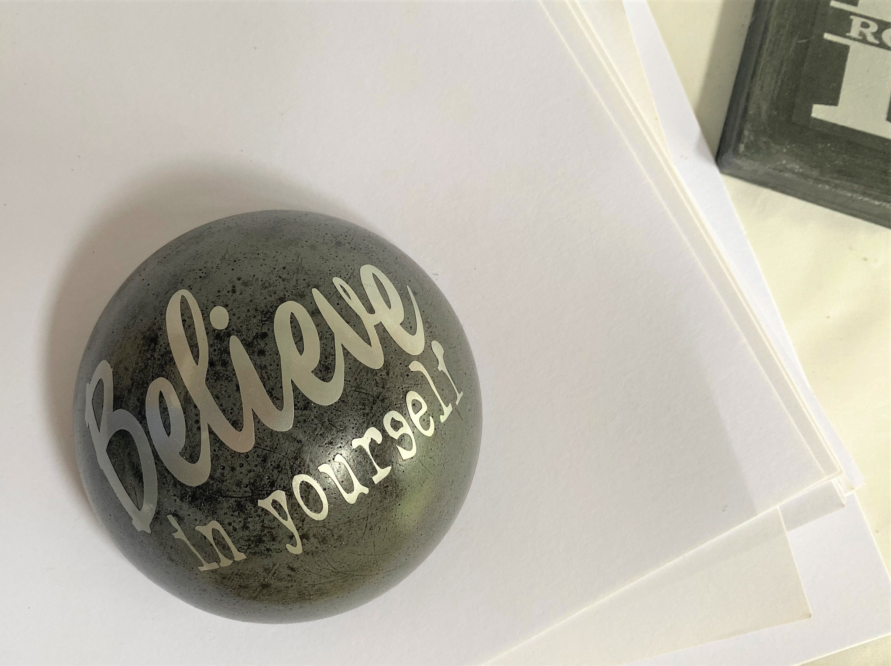 Custom Paperweight / Heavy Paper Weight / Concrete Dome - Etsy