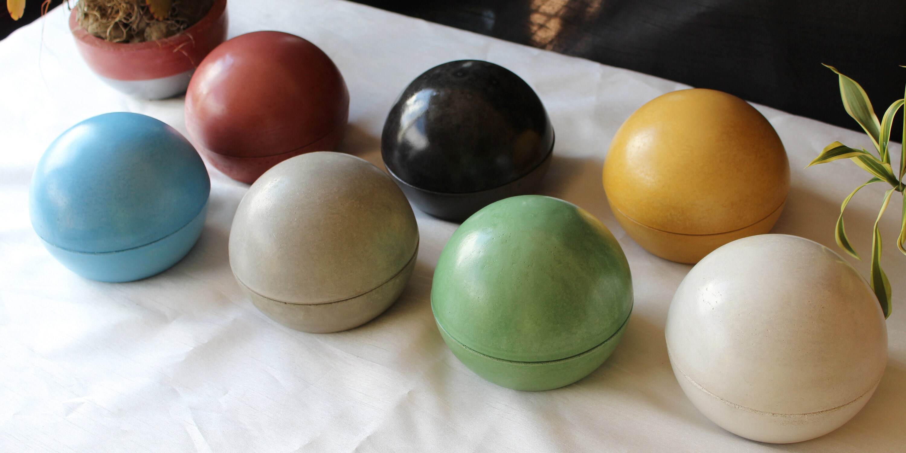 Heavy Concrete Bookend 5 X 4.25 / Round Book End / Orb Book Stopper - Etsy