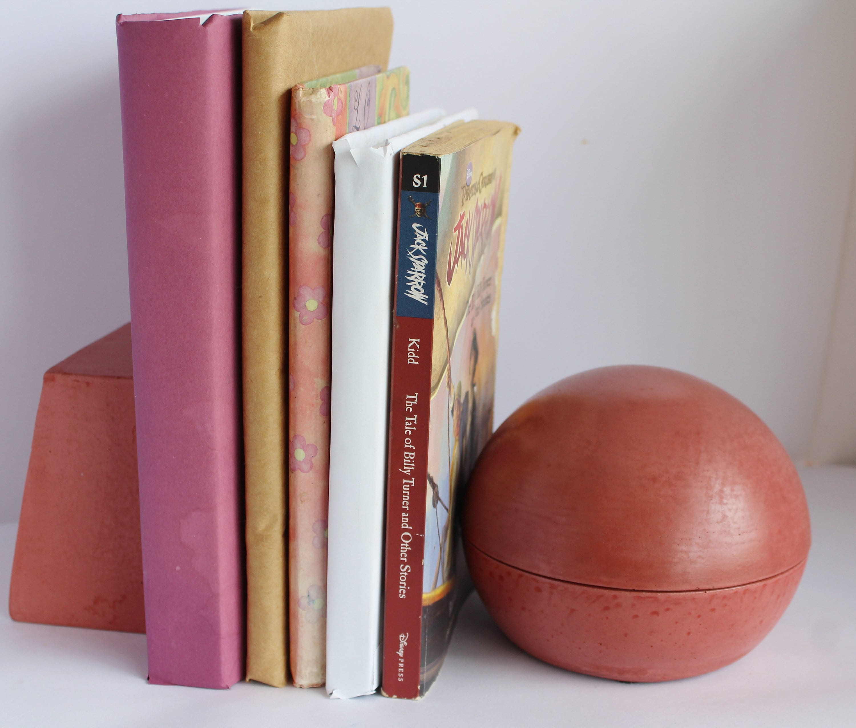 Heavy Concrete Bookend 5 X 4.25 / Round Book End / Orb Book Stopper - Etsy