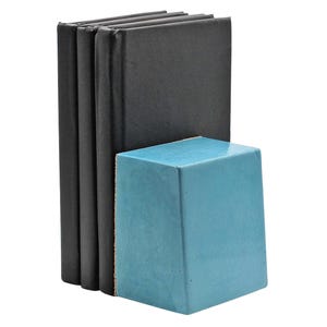 Modern Bookends, Book Ends for Heavy Books, Stone Bookend, Kitchen Book ...