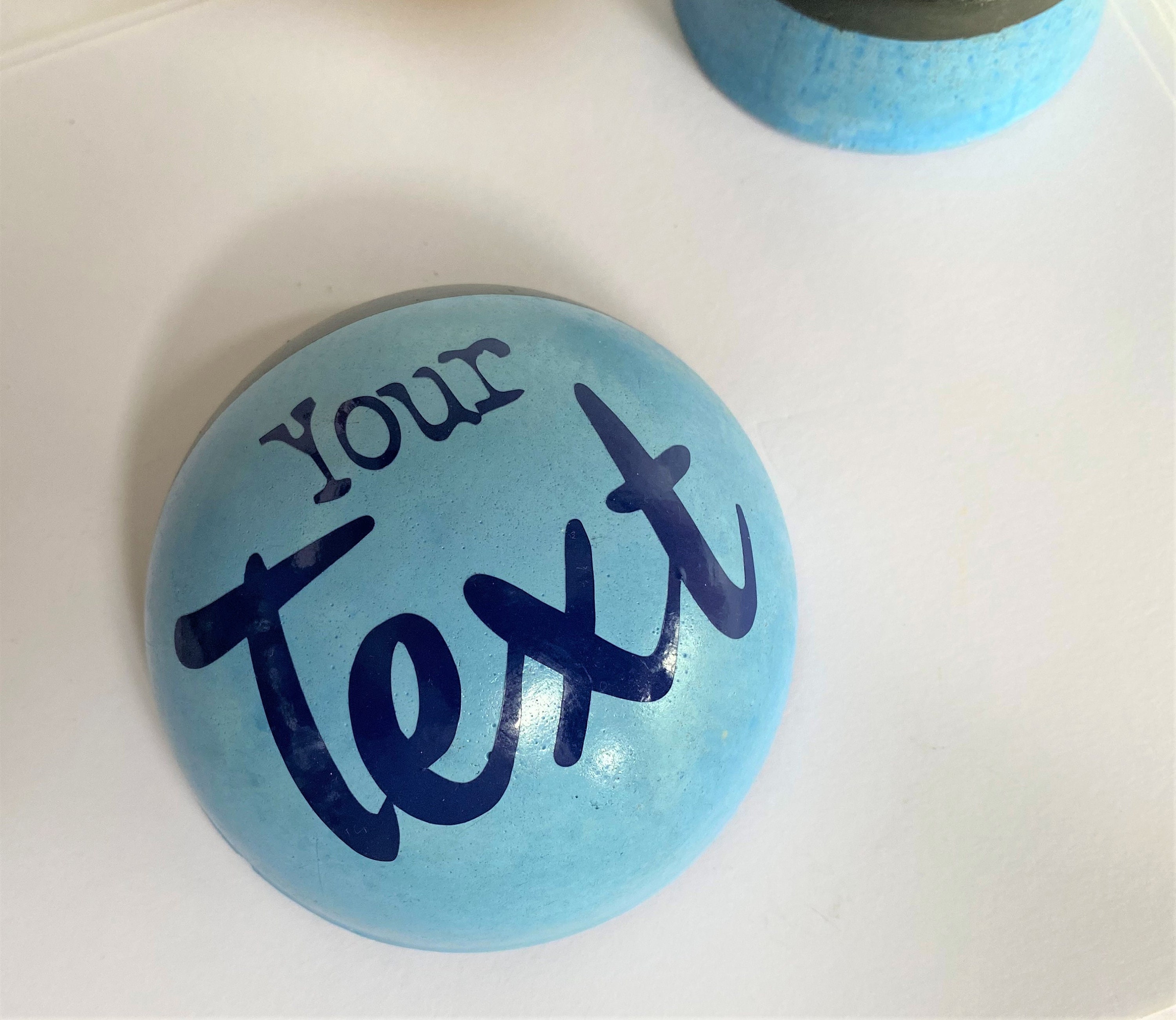 Custom Paperweight / Heavy Paper Weight / Concrete Dome - Etsy