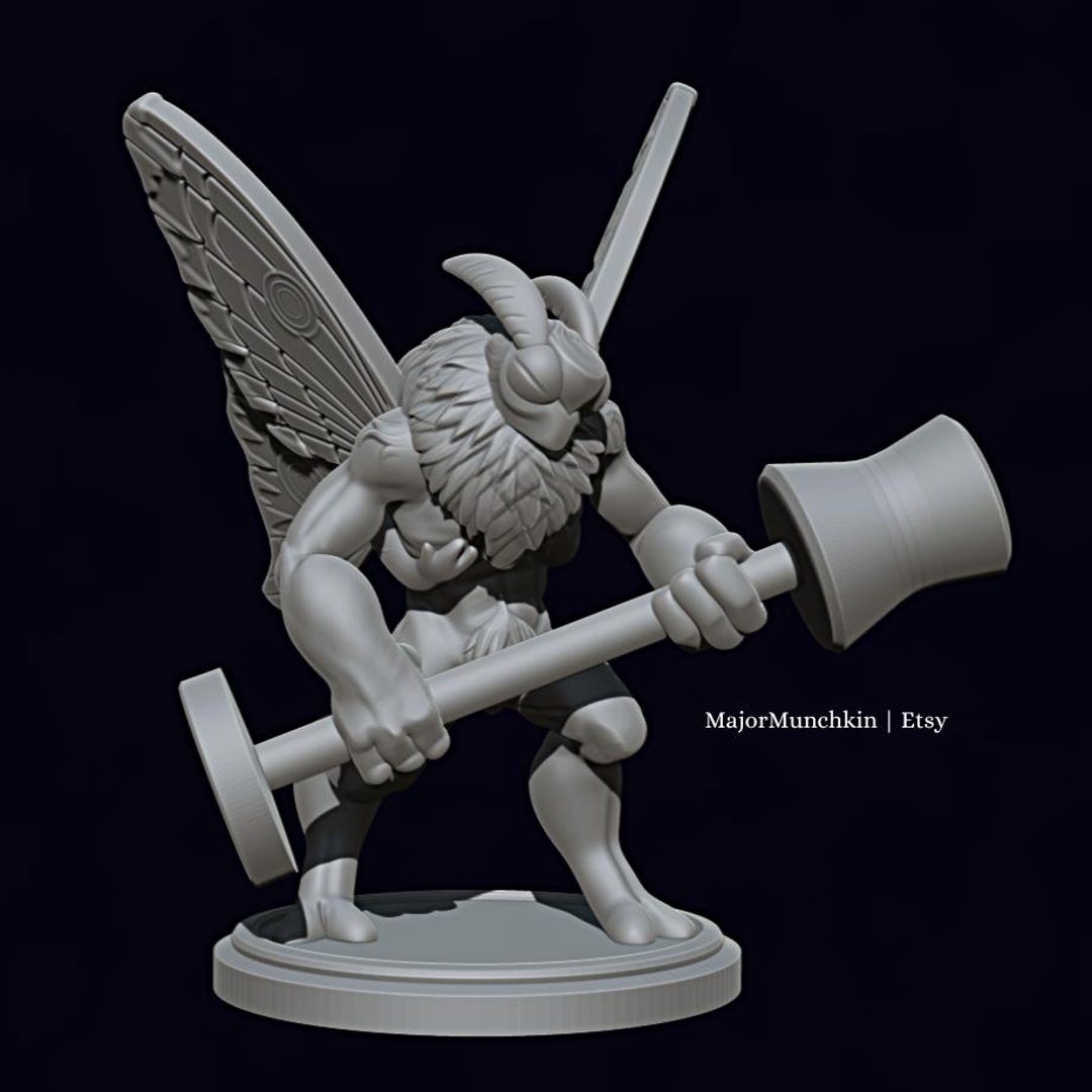 Mothman, Moth, Spooky, Cryptid Dungeons and Dragons, Dnd, D&D ...