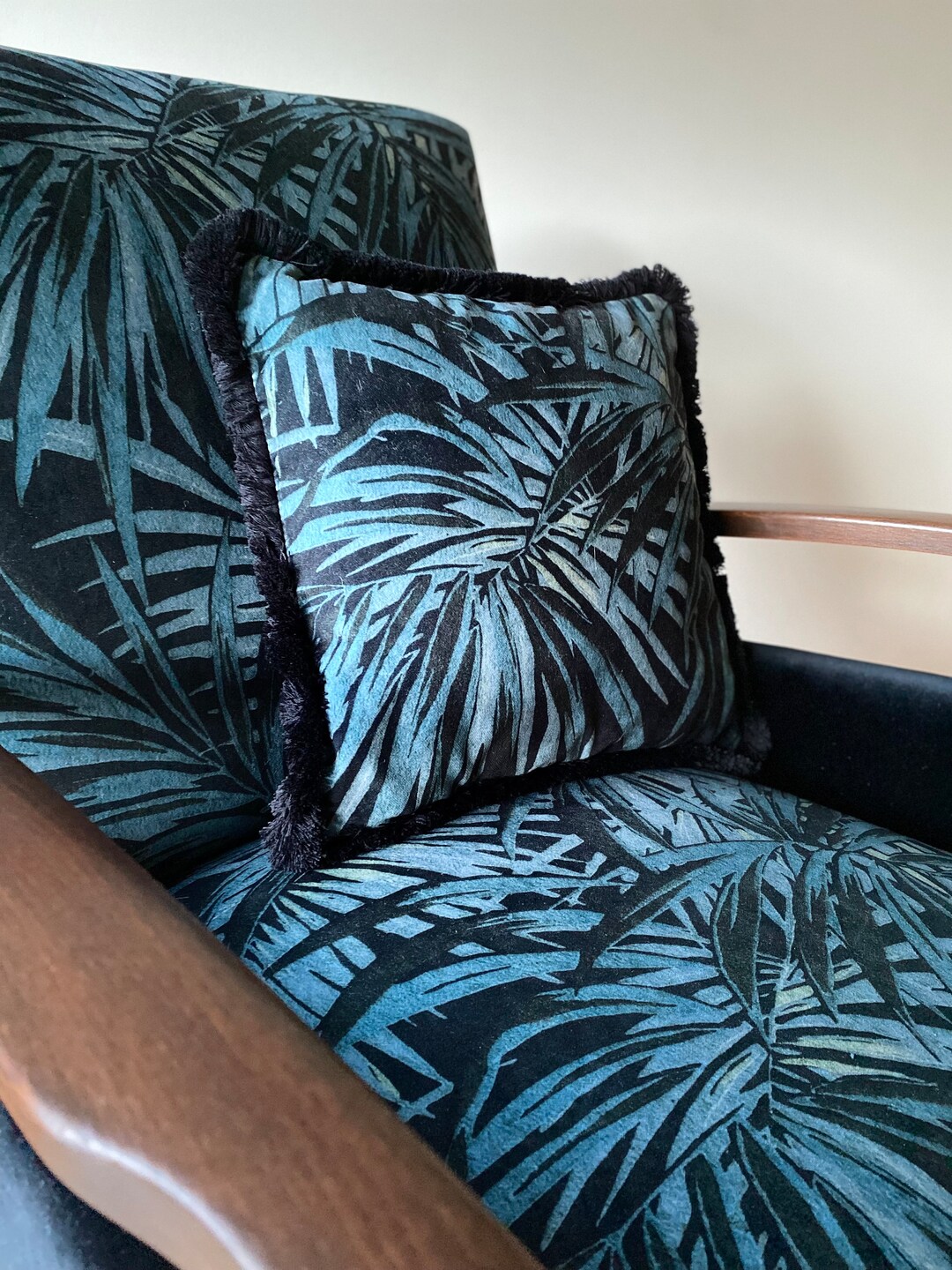 Linwood Butterfly Palm Fringed Square Cushion Cover 35 X 35cm - Etsy