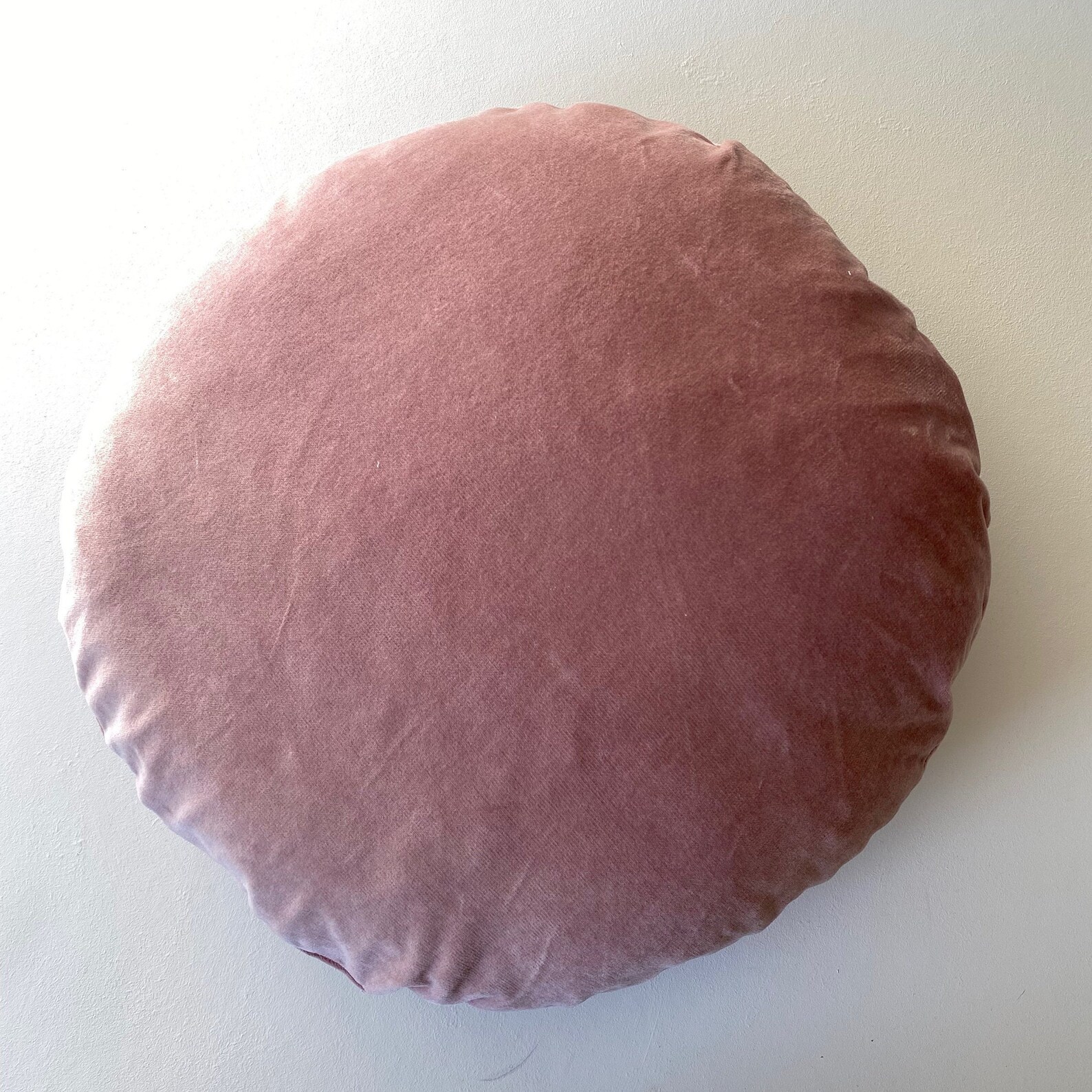 Velvet Round Cushion 14 Multi Colours Available - Etsy UK