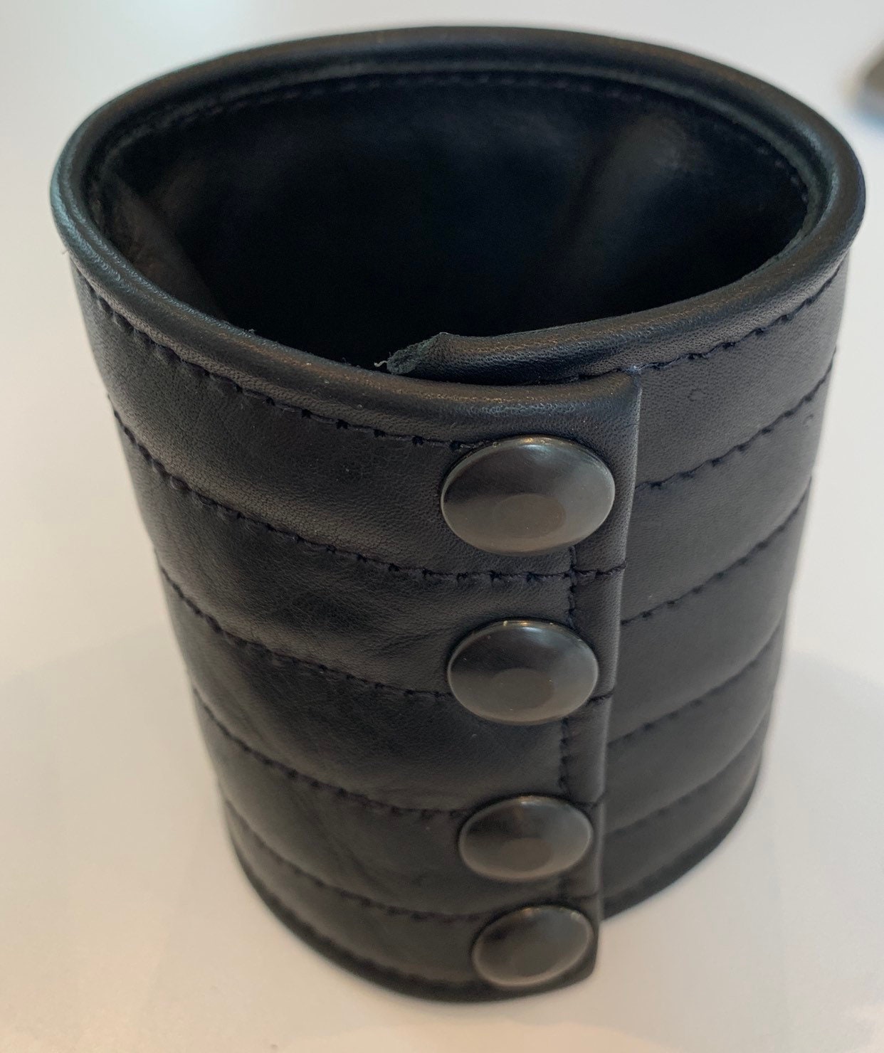 Real Luxury Padded Leather Wrist Wallet Black All Sizes. Coin Wallet ...