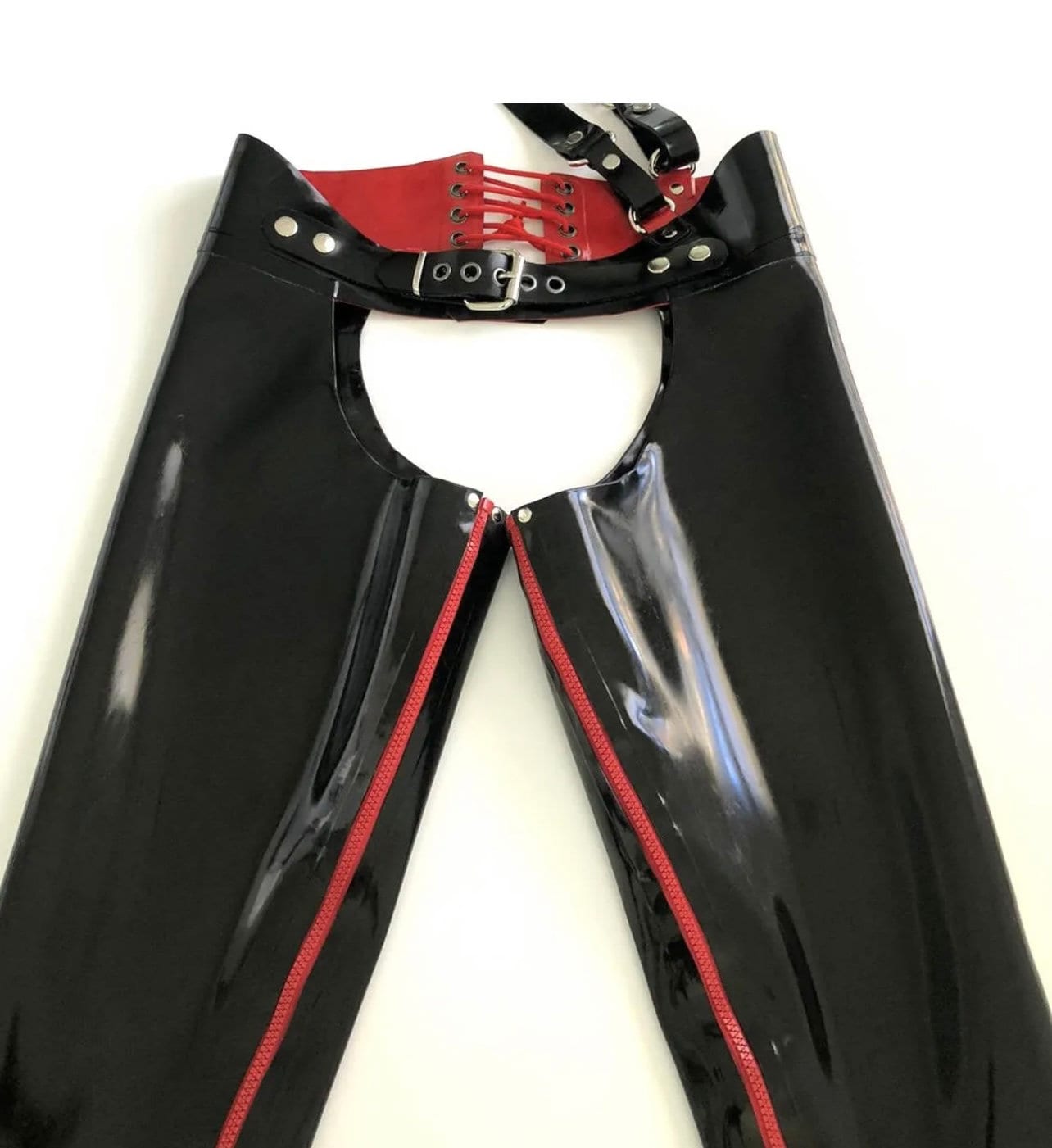 Latex Mens Chaps Rubber Fetish Custom Size Made With Single - Etsy