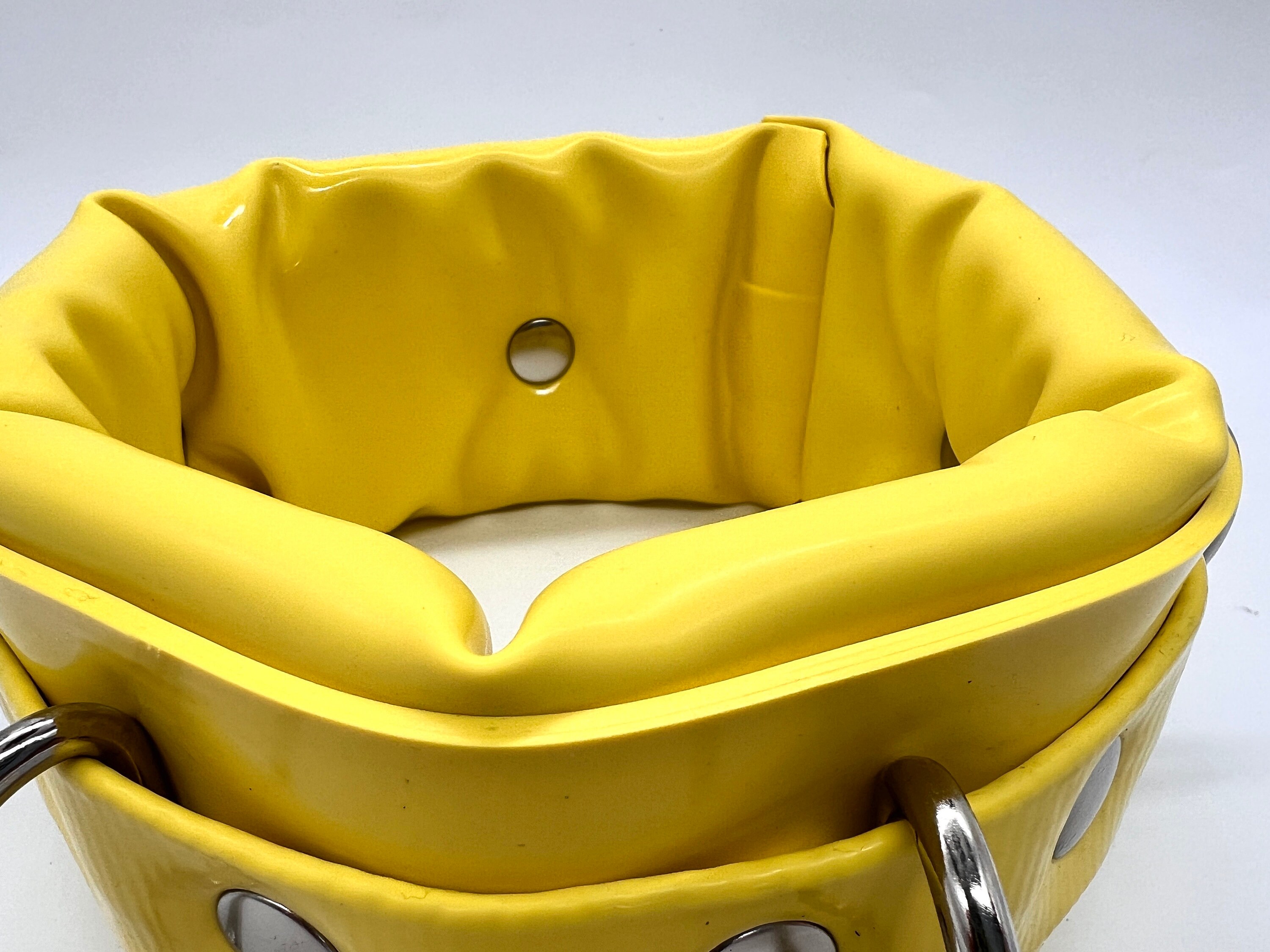 The 'ultra' Rubber Collar Padded Rubber Collar Latex Bdsm Gay Int - Etsy