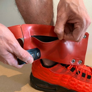 Latex Rubber Ankle Wallet - Colour Customisation Purse Coin Bag Card ...