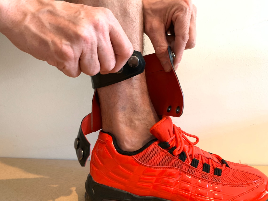 Latex Rubber Ankle Wallet Colour Customisation Purse Coin Bag Card ...