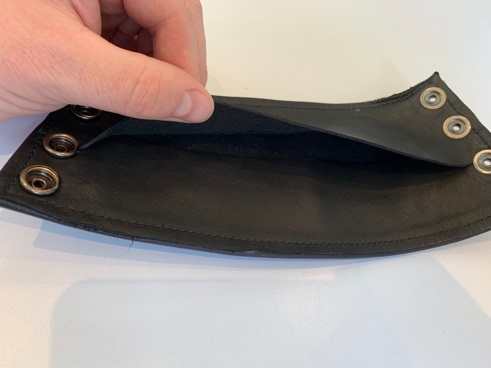 Real Luxury Leather Wrist Wallet Black All Sizes Travel - Etsy