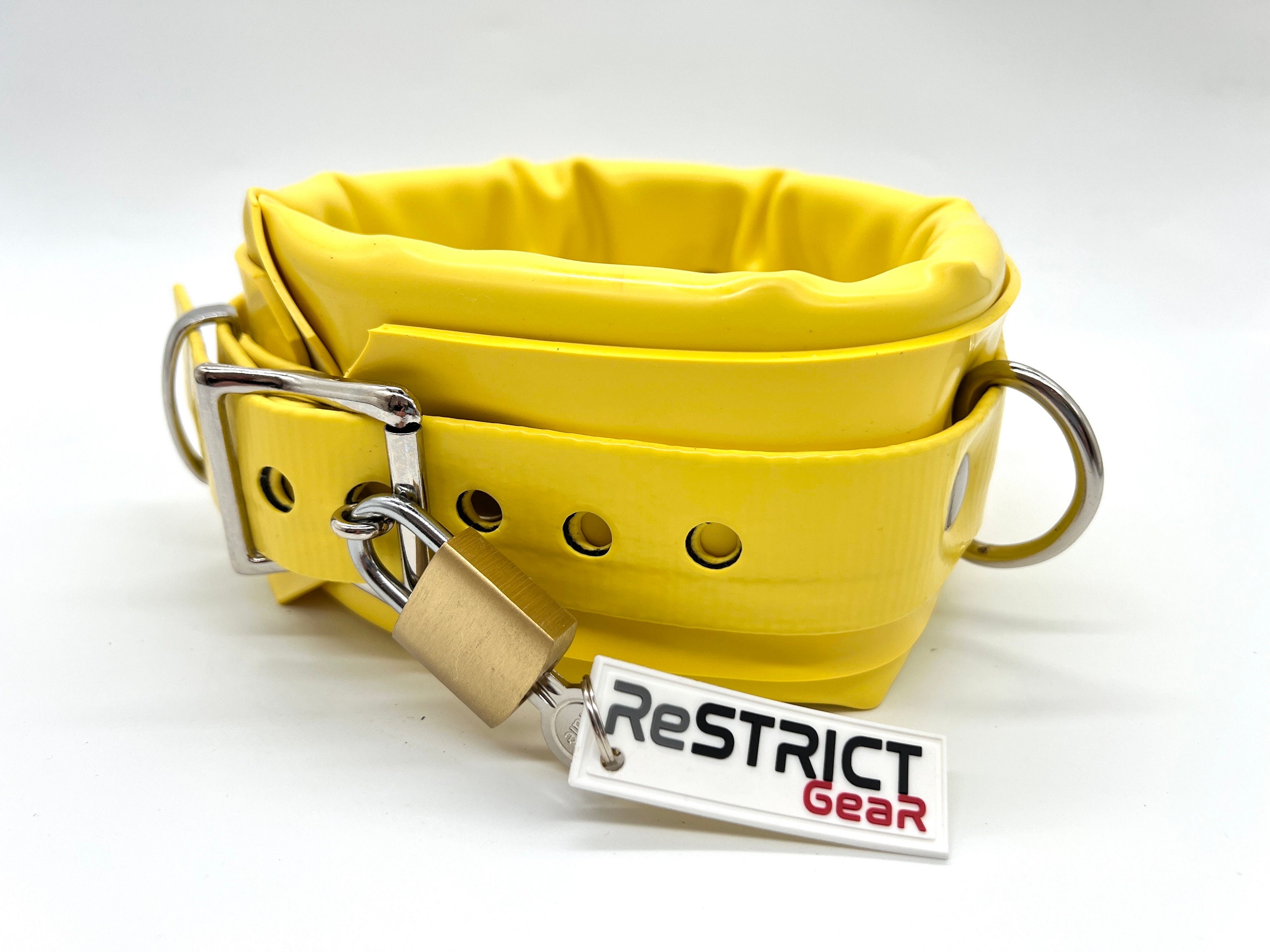 The 'ultra' Rubber Collar - Padded Rubber Collar - Latex Bdsm Gay Int ...