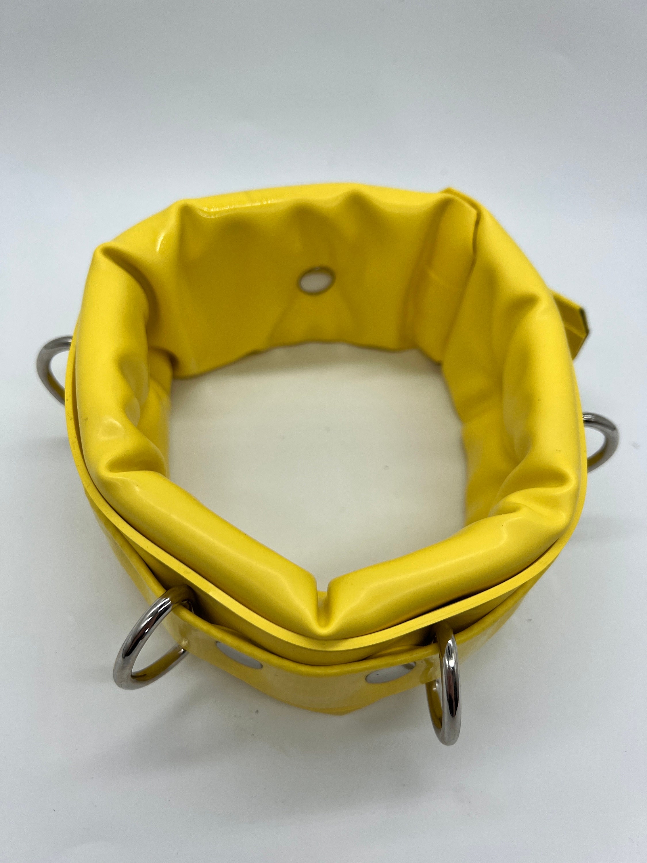 The 'ultra' Rubber Collar Padded Rubber Collar Latex Bdsm Gay Int - Etsy