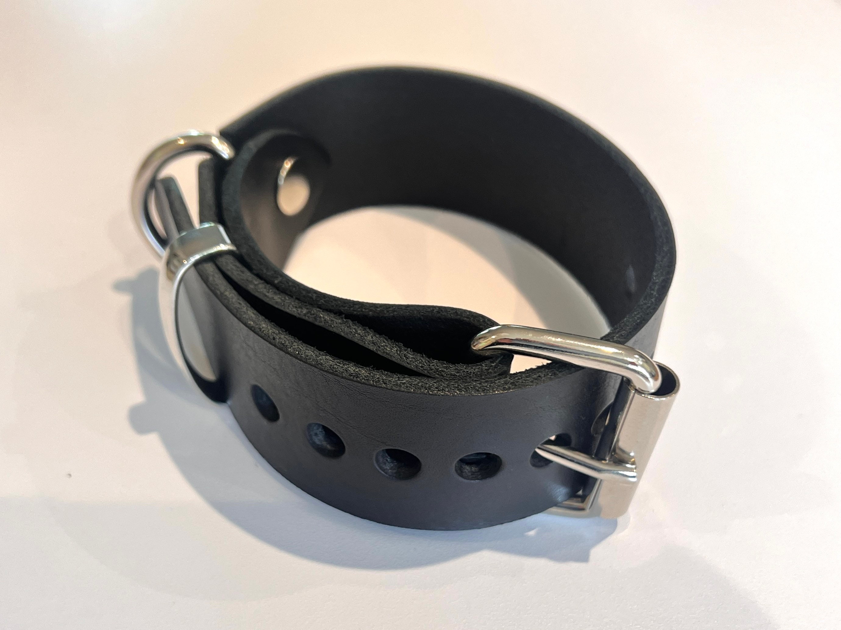 Leather Bicep Strap With D-ring Made With Real Leather Great Bicep Cuff ...