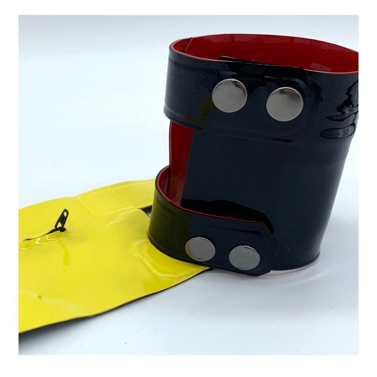 Latex Rubber Ankle Wallet Colour Customisation Purse Coin Bag Card ...